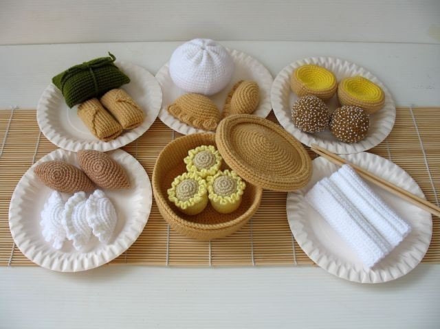 Crochet Pattern DIM SUM Toys / Playfood PDF 00443 - Etsy