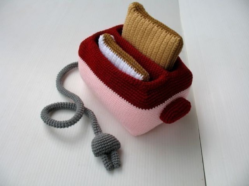 Crochet Pattern TOASTER Toys / Playfood PDF 00433 - Etsy