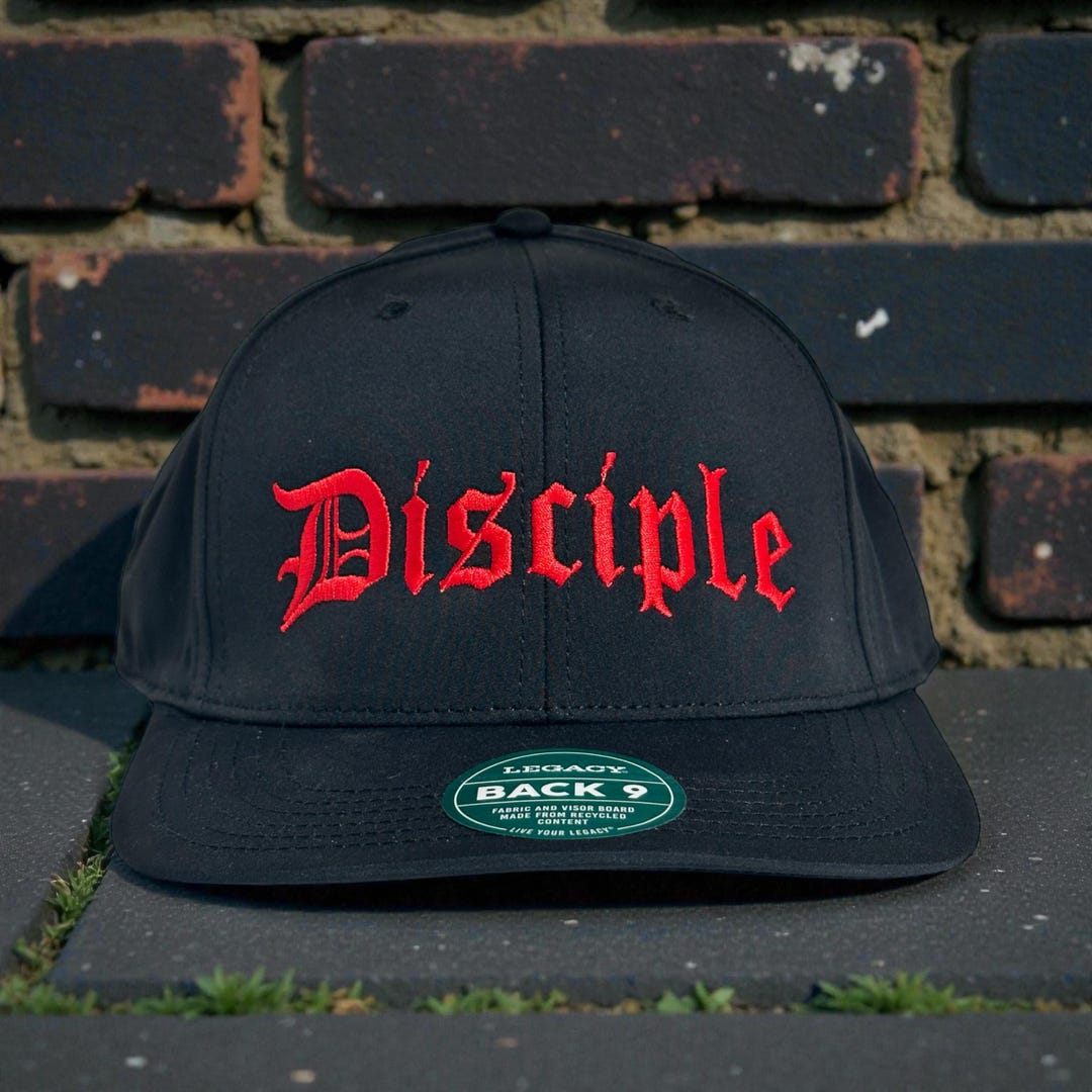 Disciple Embroidered Black Hat – Legacy Brand Cap, Christian Hat for ...