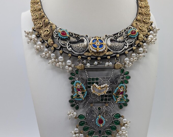 Premium Navratri Trending Set | Oxidized | Fusion | Indian Jewelry ...