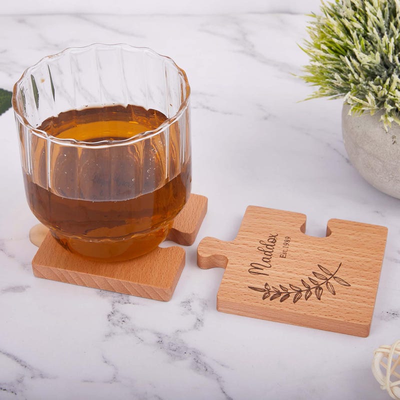 Puzzle Coasters - Etsy