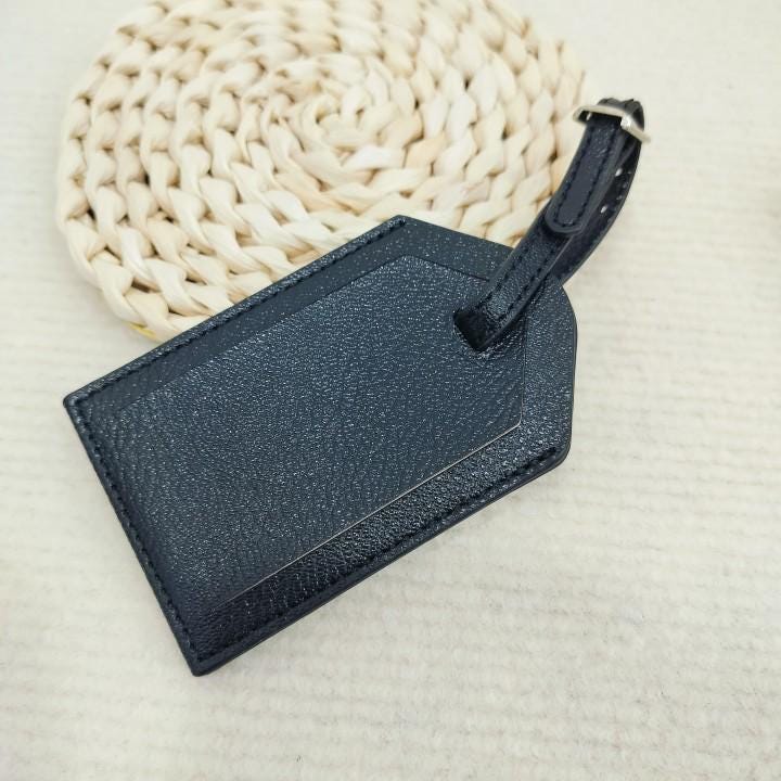 Personalized Leather Luggage Tags Custom Name Travel Accessories ...