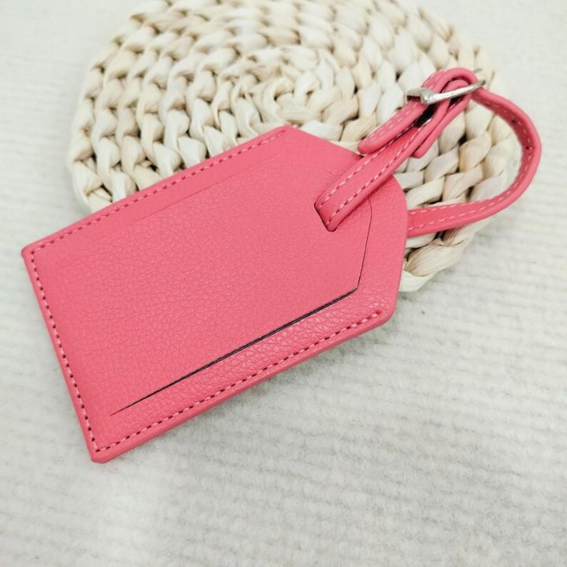Personalized Leather Luggage Tags Custom Name Travel Accessories ...