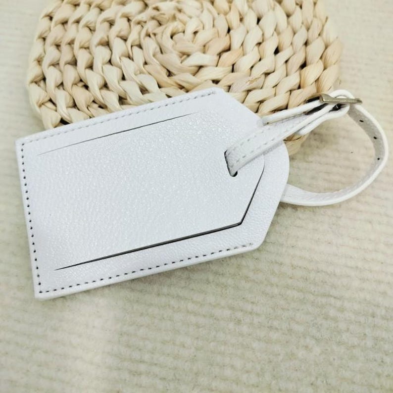Personalized Leather Luggage Tags Custom Name Travel Accessories ...