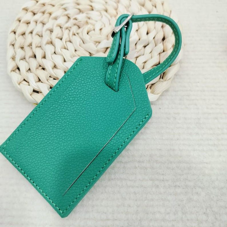 Personalized Leather Luggage Tags Custom Name Travel Accessories ...