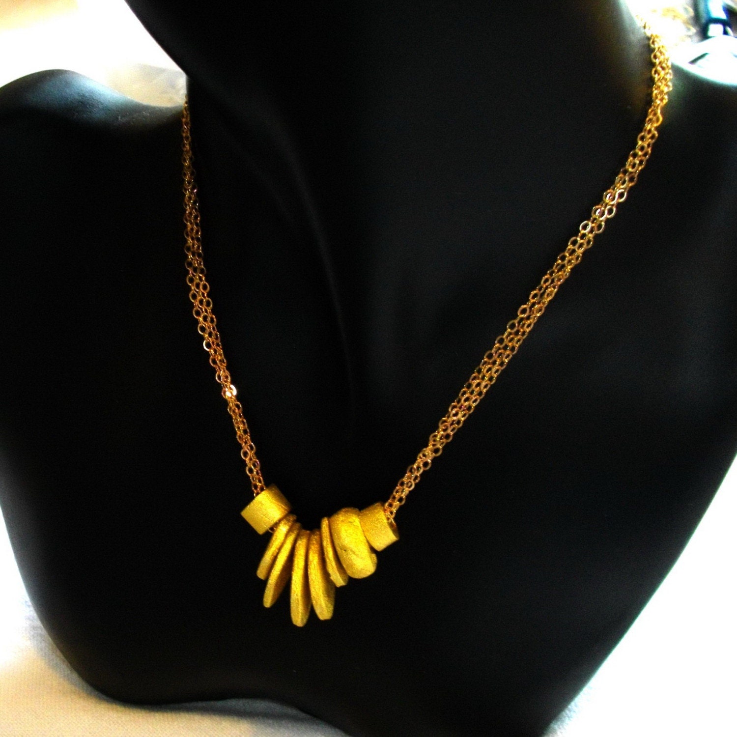 On Hold ZAHAVA Gold Necklace - Etsy