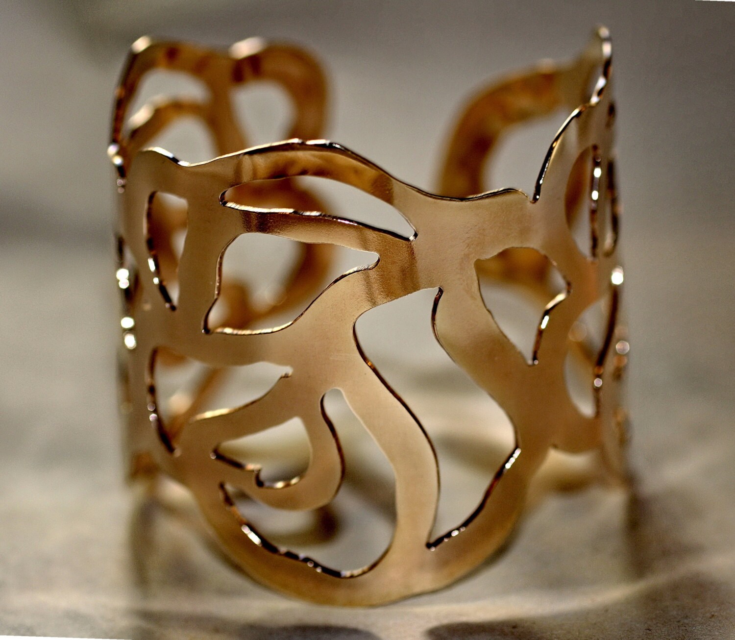 Gold Cuff Bracelet - Etsy