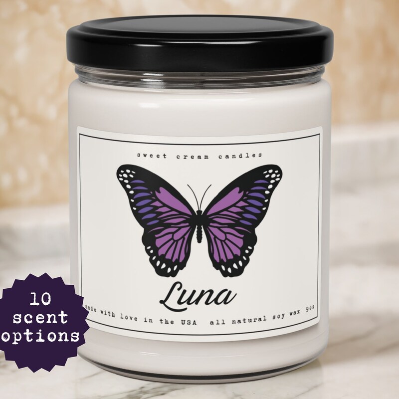 Butterfly Candle - Etsy
