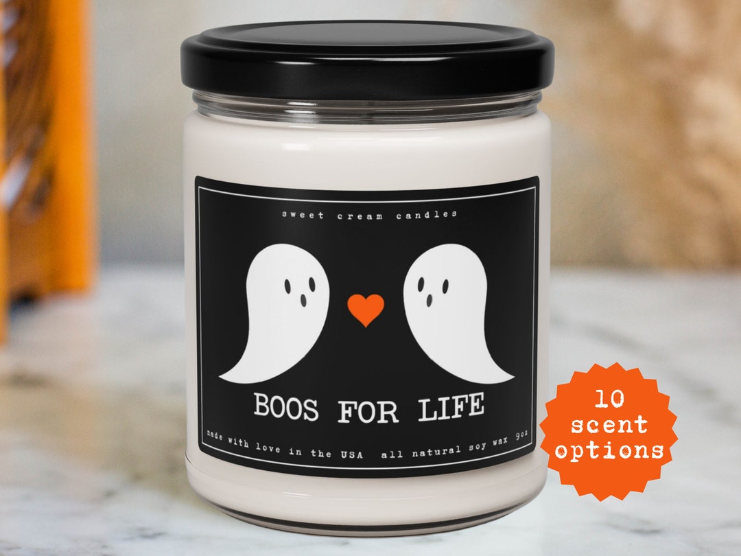 Boos for Life Candle - Cute Halloween Candle - Halloween Decor - Gift ...