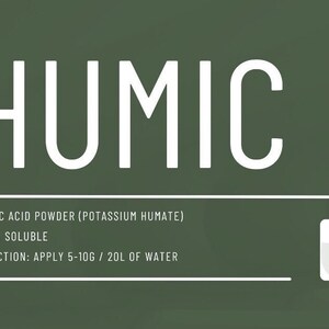 Humic Acid Powder-potassium Humates Natural Humic Fertilizer 500G - Etsy