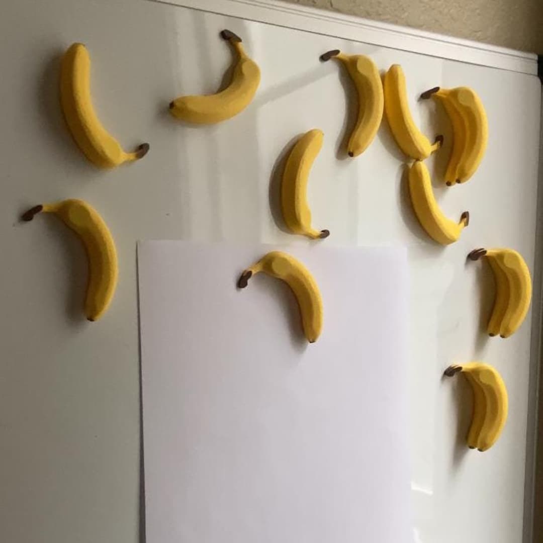 Stackable Banana Magnet Set Fun & Functional Kitchen Decor - Etsy