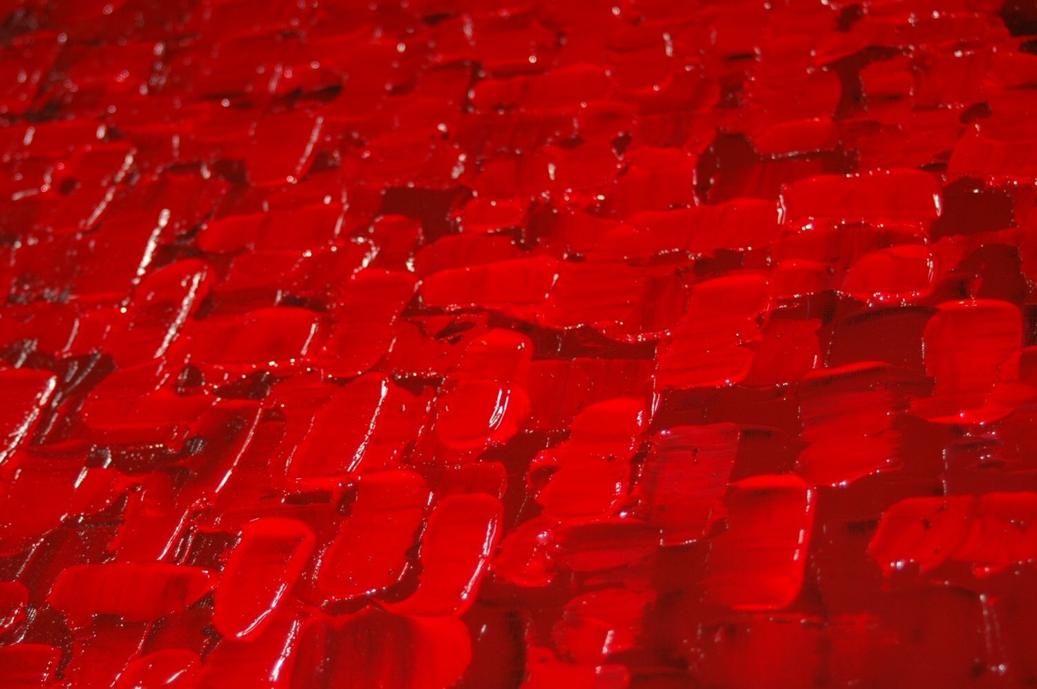 Red Painting Abstract Bold Textured Passionate Modern Urban Original ...