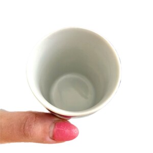 Set of 4 Sake Blue White Porcelain Shot Glass, Vintage Japanese Shot ...