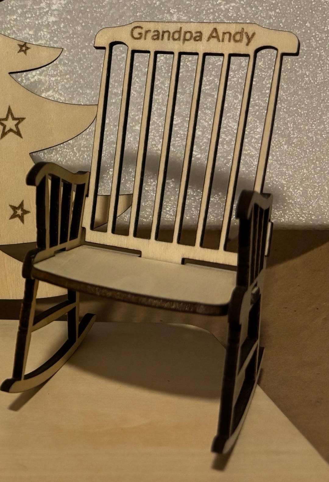 Personalized Wooden Rocking Chair: Memorial, Quinceañera, Wedding ...