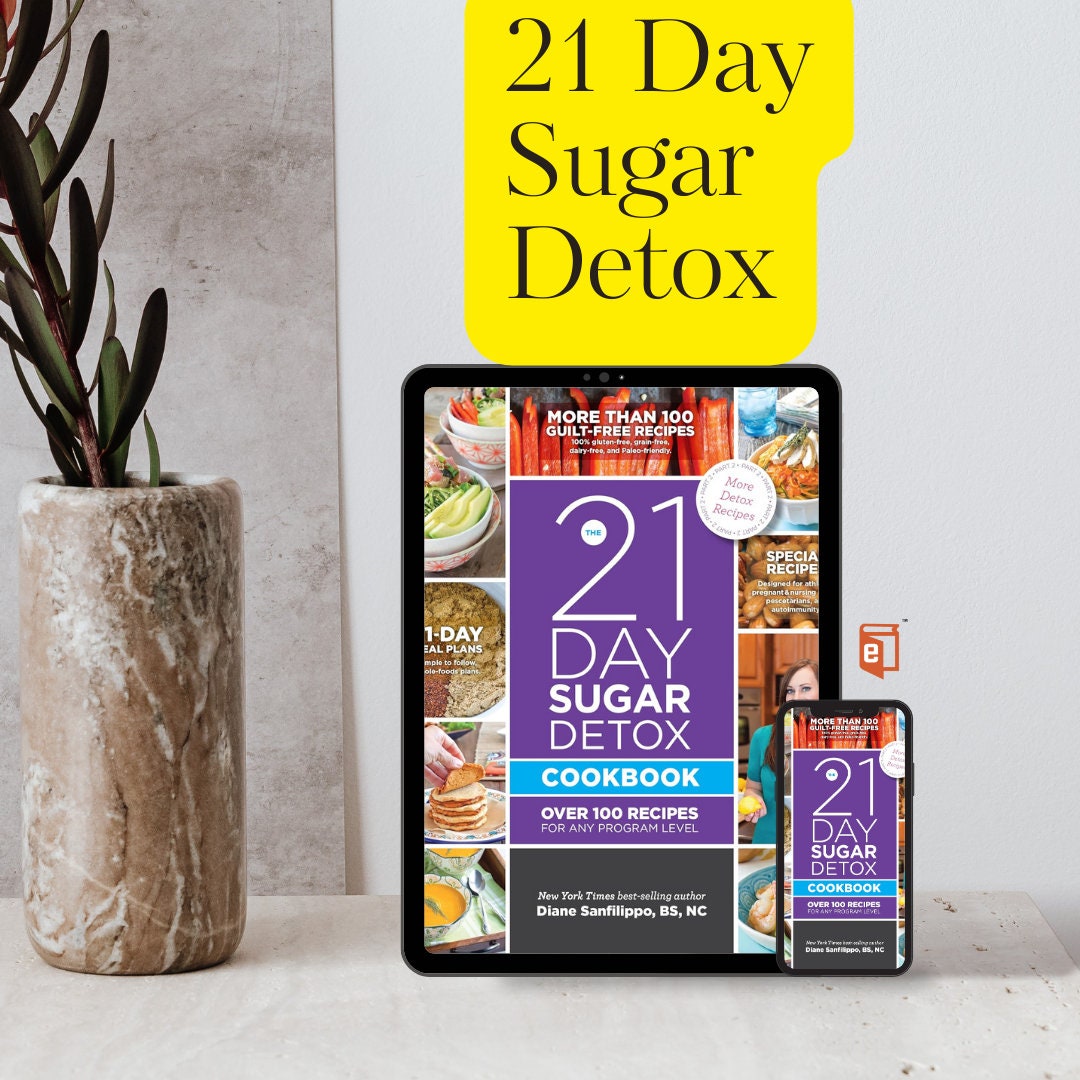 O livro de receitas Sugar Detox de 21 dias, mais de 100 receitas para qualquer programa - Etsy ...