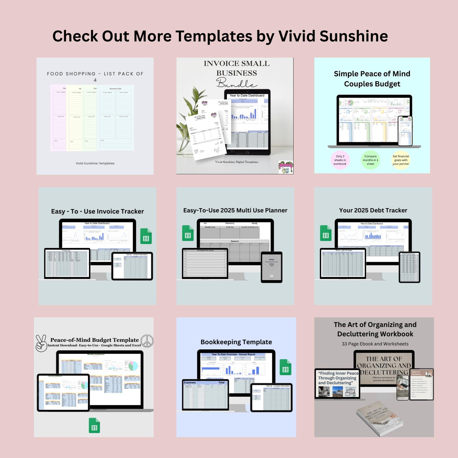 Simple Digital Planner: Google Sheets Schedule (digital Download) - Etsy