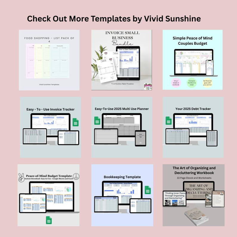 Simple Digital Planner: Google Sheets Schedule (digital Download) - Etsy