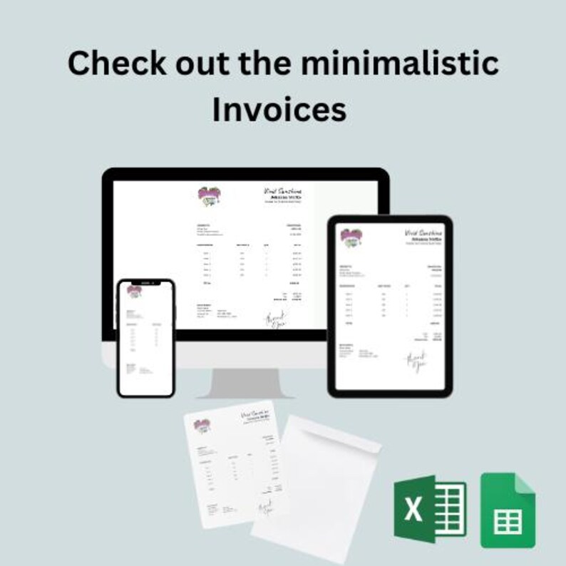 Ultimate Easy-to-use Invoice Trackerinvoice Template Small Business ...