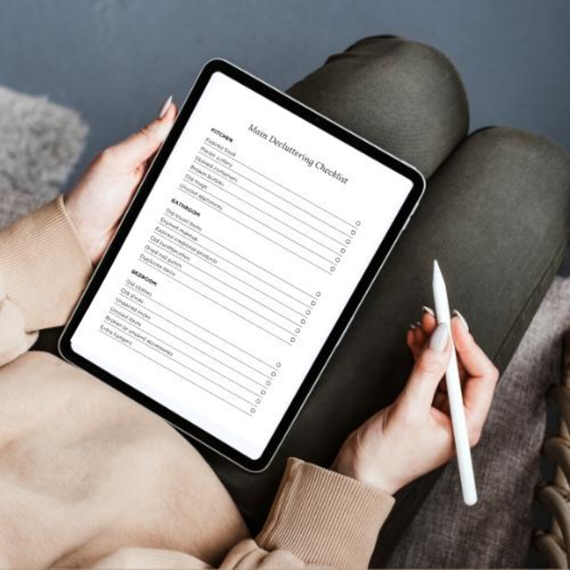 Decluttering Checklist, Decluttering Guide, Cleaning Planner, Home ...