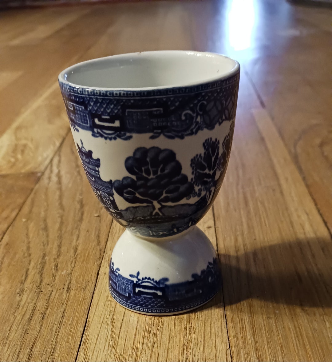 Blue Willow Egg Cup-ridgway Potteries-england 2-1/2 X 3-1/2 - Etsy