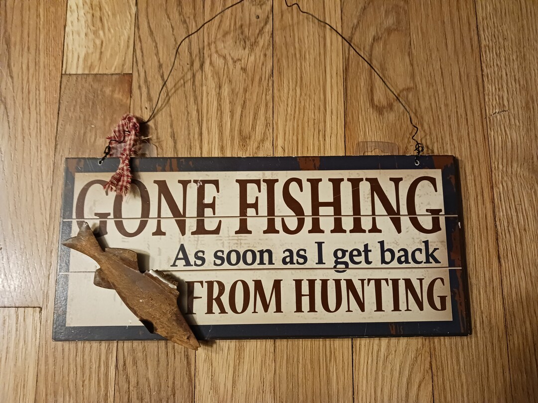 Funny Fishing Sign 12 X 5-1/2 Great Father's Day Gift - Etsy
