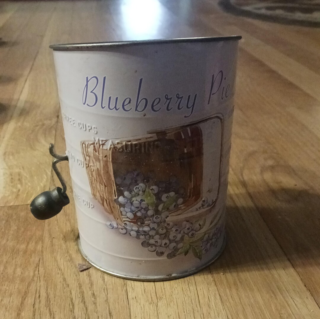Rare Blueberry Flour Sifter Blueberry Pie Recipe on the Sifter Country ...