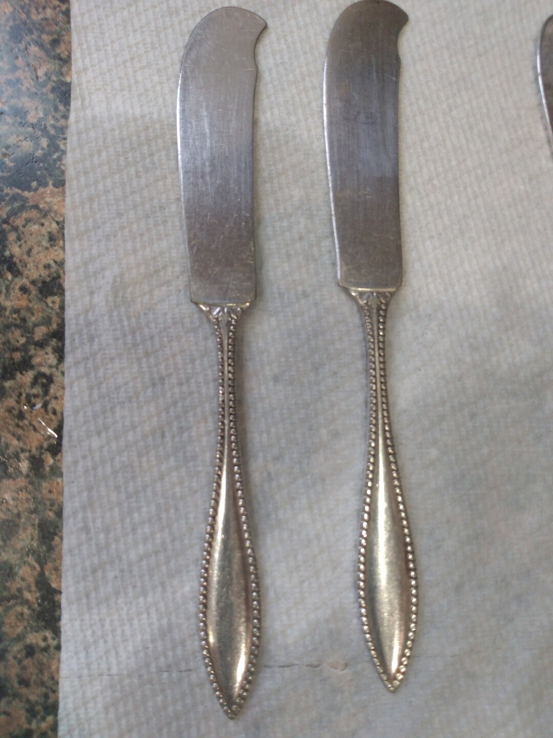 Silver Plated Butter Cheese Spread or Appetizer Knives - Etsy