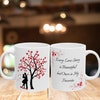 3D Wedding Couple Mug Wrap, 11oz and 15oz Mug Template, Mug Sublimation ...