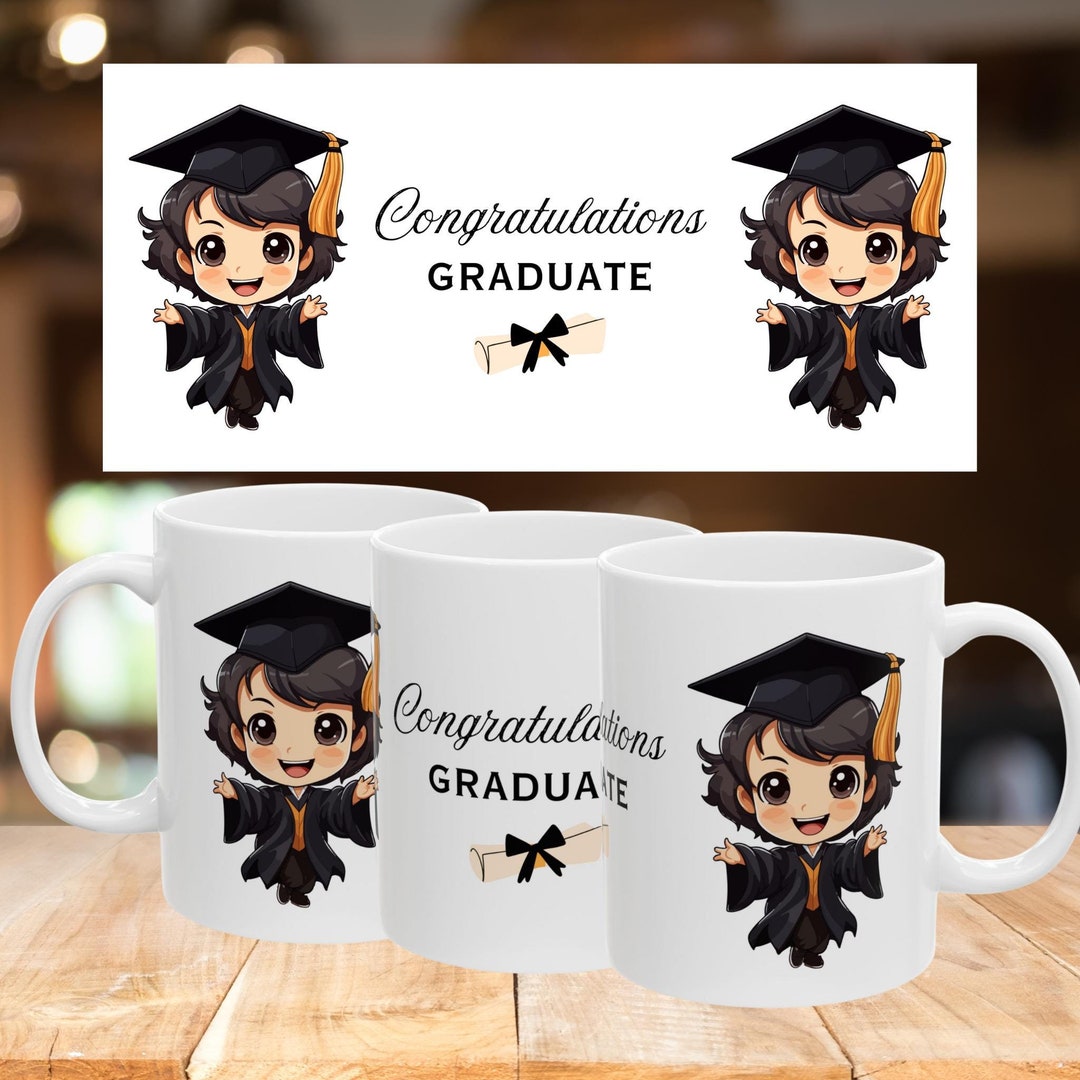 Graduation Mug Wrap, Class of 2025 Mug PNG, Coffee 11oz Mug Sublimation ...