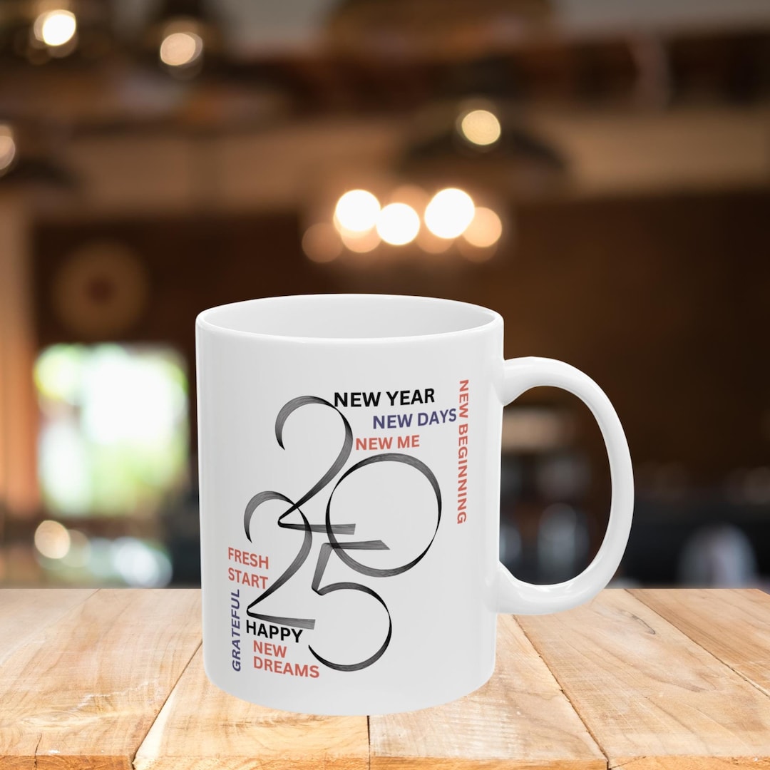 2025 New Year Mug PNG , Happy New Year 2025 Mug PNG, 2025 New Year ...