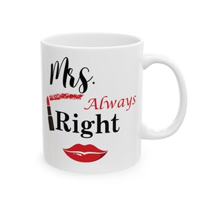 Mr. and Mrs. Right Mug Wrap: Wedding Couple Design PNG SVG (digital ...