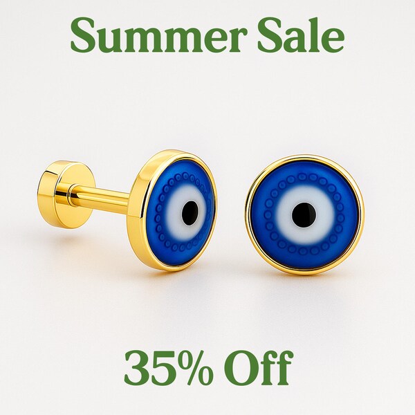 Evil Eye Earrings - Etsy