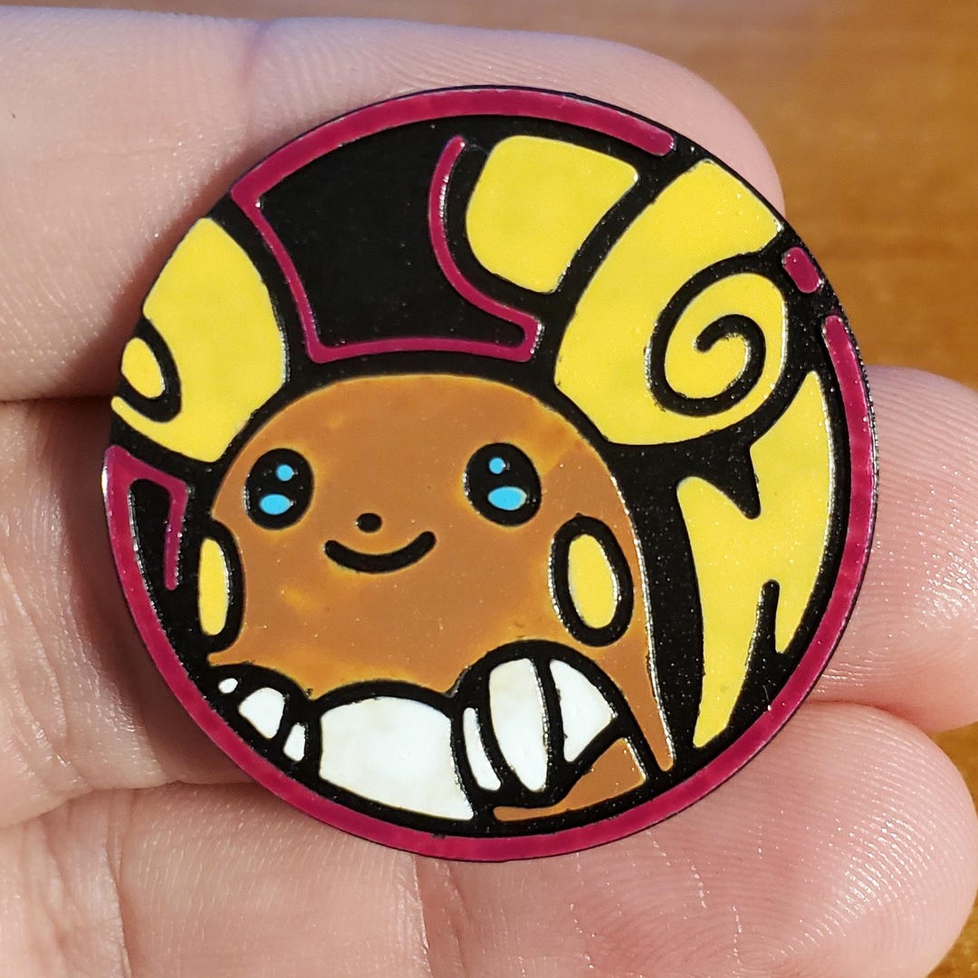 Alolan Raichu Painted Coin- Standard - Etsy