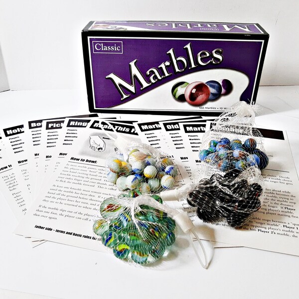 Classic Marbles - Etsy