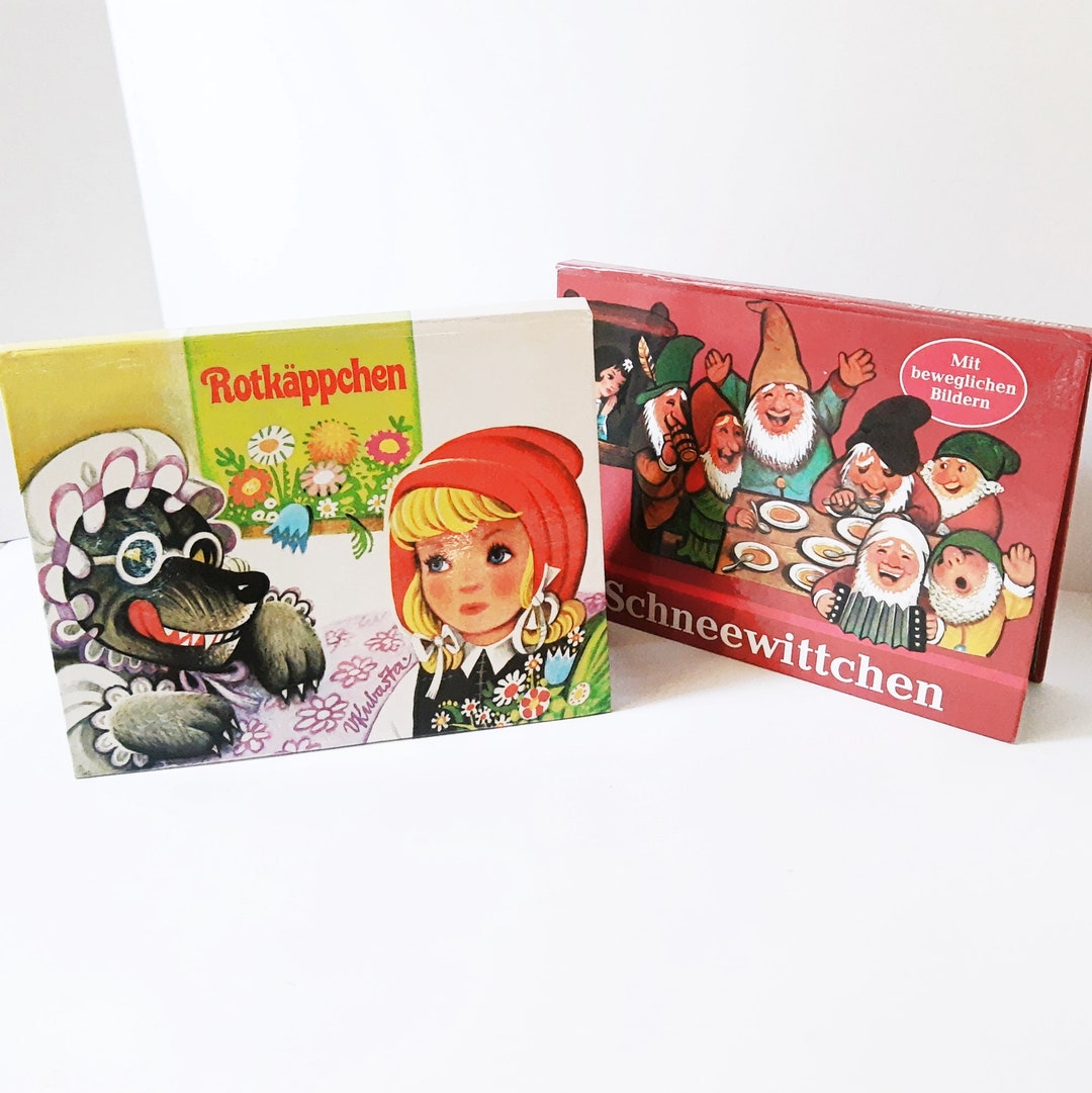 Vintage Schneewittchen Snow White, Vintage Rotkappchen Little Red ...