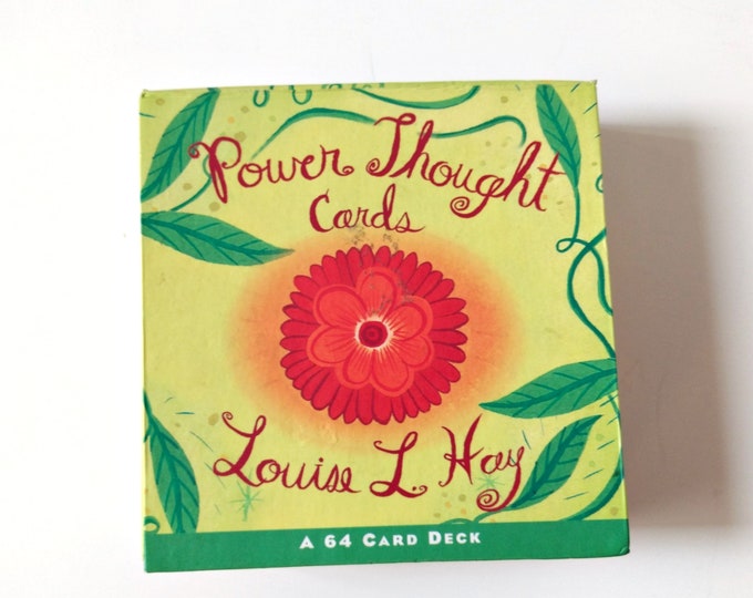 Power Thought Cards, by Louise L Hay, Affirmation Cards, Deck of 64 ...