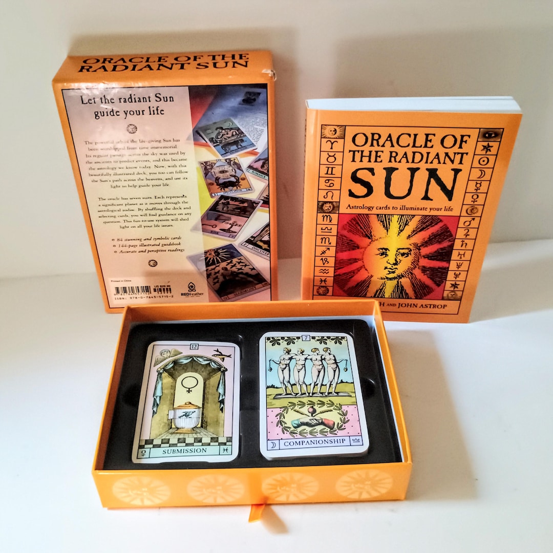 Boxed Oracle of the Radiant Sun Cards and Guidebook by Caroline Smith ...