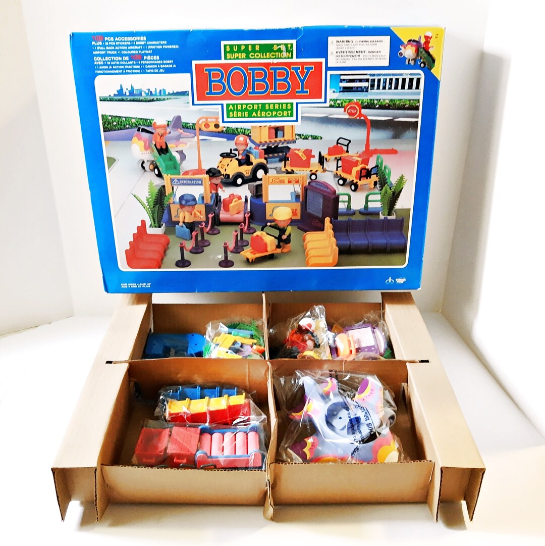 Bobby Airport Series Super Collection 109 Pieces Plus Stickers, Pull ...