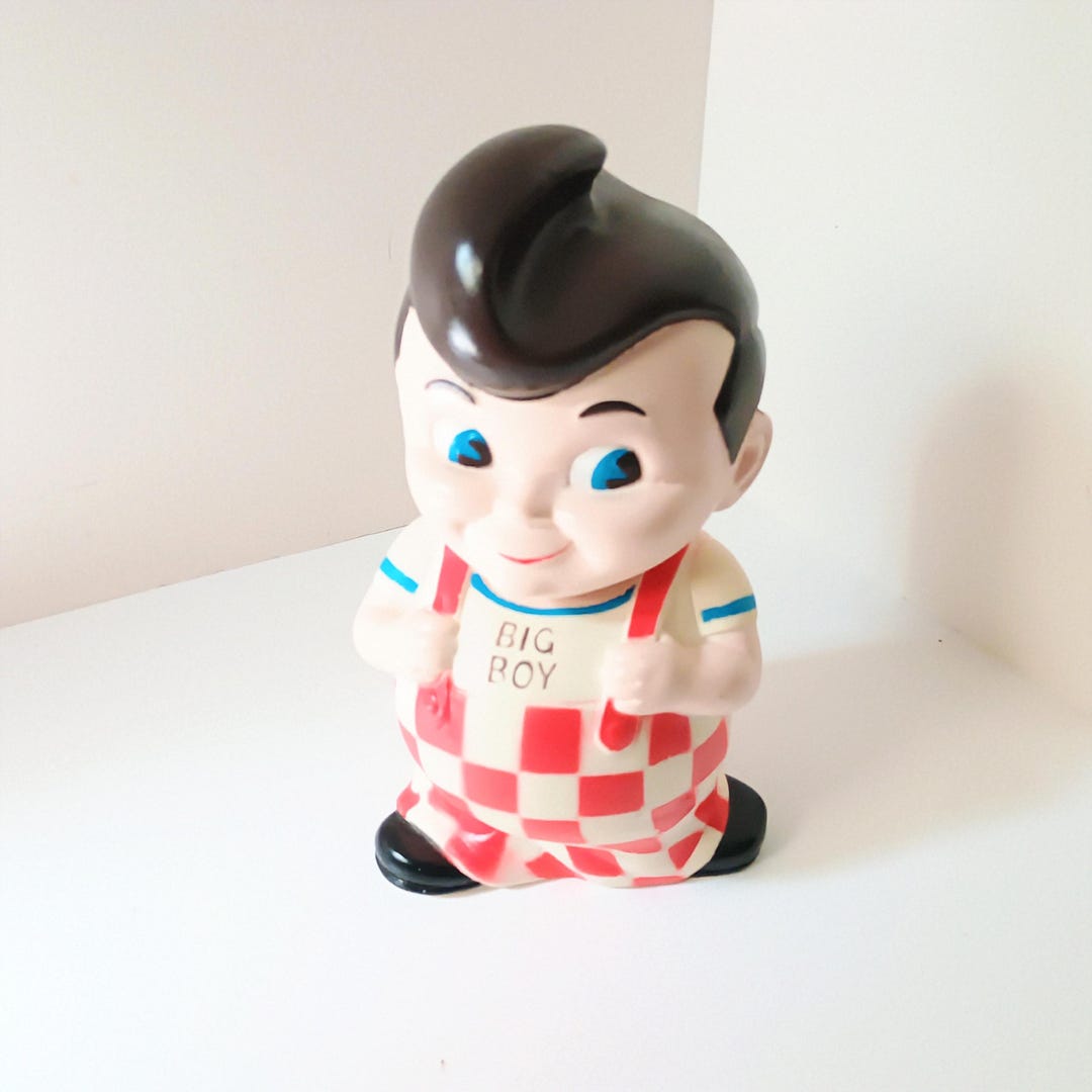 Vintage Big Boy Savings Piggy Bank From Niagara Plastics, Erie Pa. Hard ...