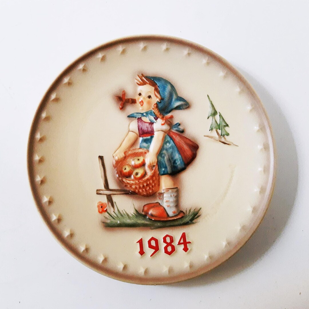 Vintage Hummel Plates, Two 1979 and 1984, Goebel West Germany, MJ ...