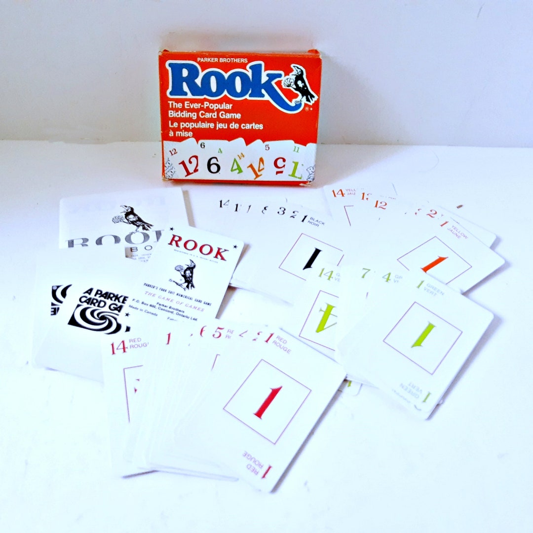 Rook Card Game Vintage Bidding Game, Parker Brothers, Ages 6 to Adult ...