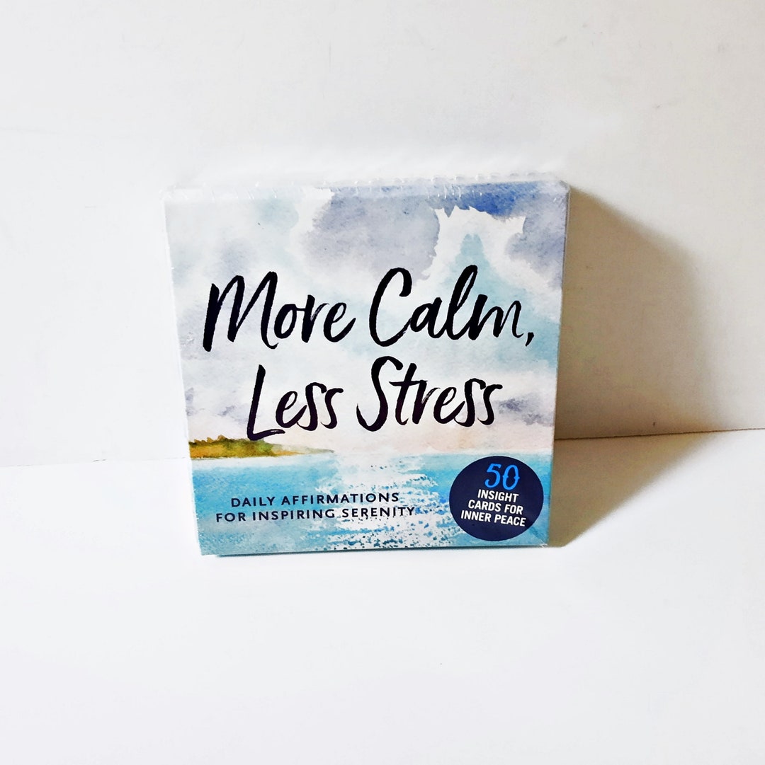 More Calm Less Stress, A Fifty Card Deck Insight Cards, Inner Peace ...
