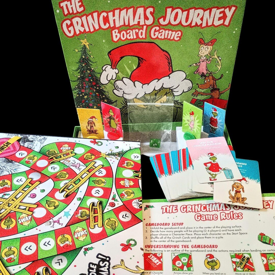 The Grinchmas Journey Board Game, How the Grinch Stole Christmas, by ...