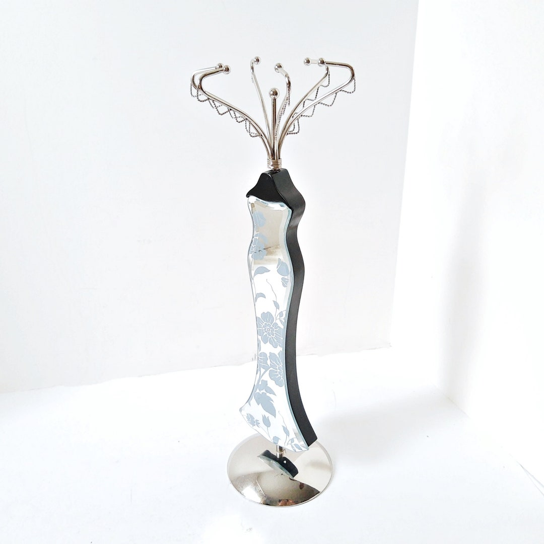 Jewelry Mannequin Mirror Doll Stand Display Rack Bevelled - Etsy