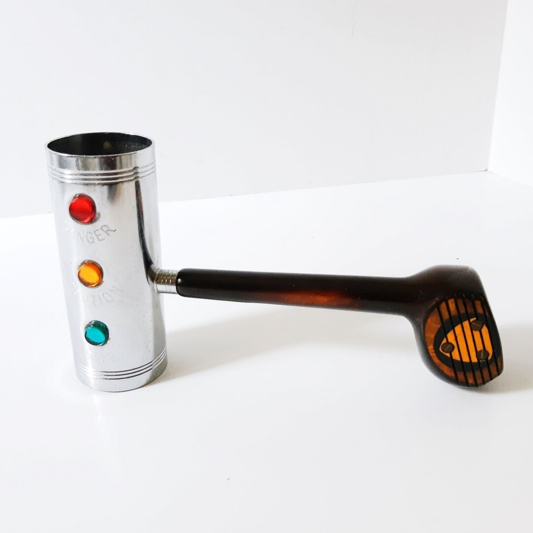 Art Deco Bakelite Stoplight Jigger, Bar Tools Stop N Go Jigger, Glo ...
