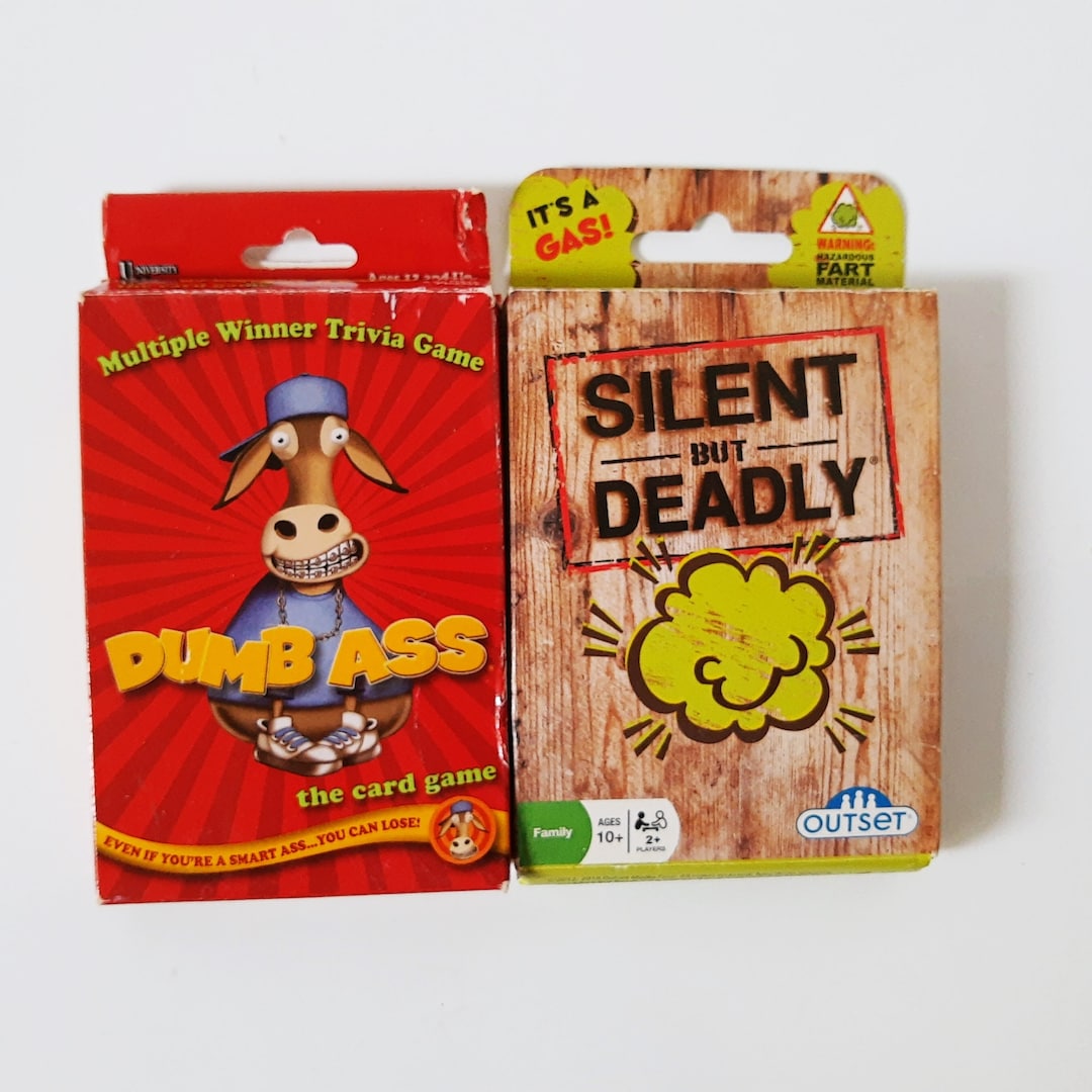 Dumb Ass Card Game 54 Cards And Instructions Silent But Etsy
