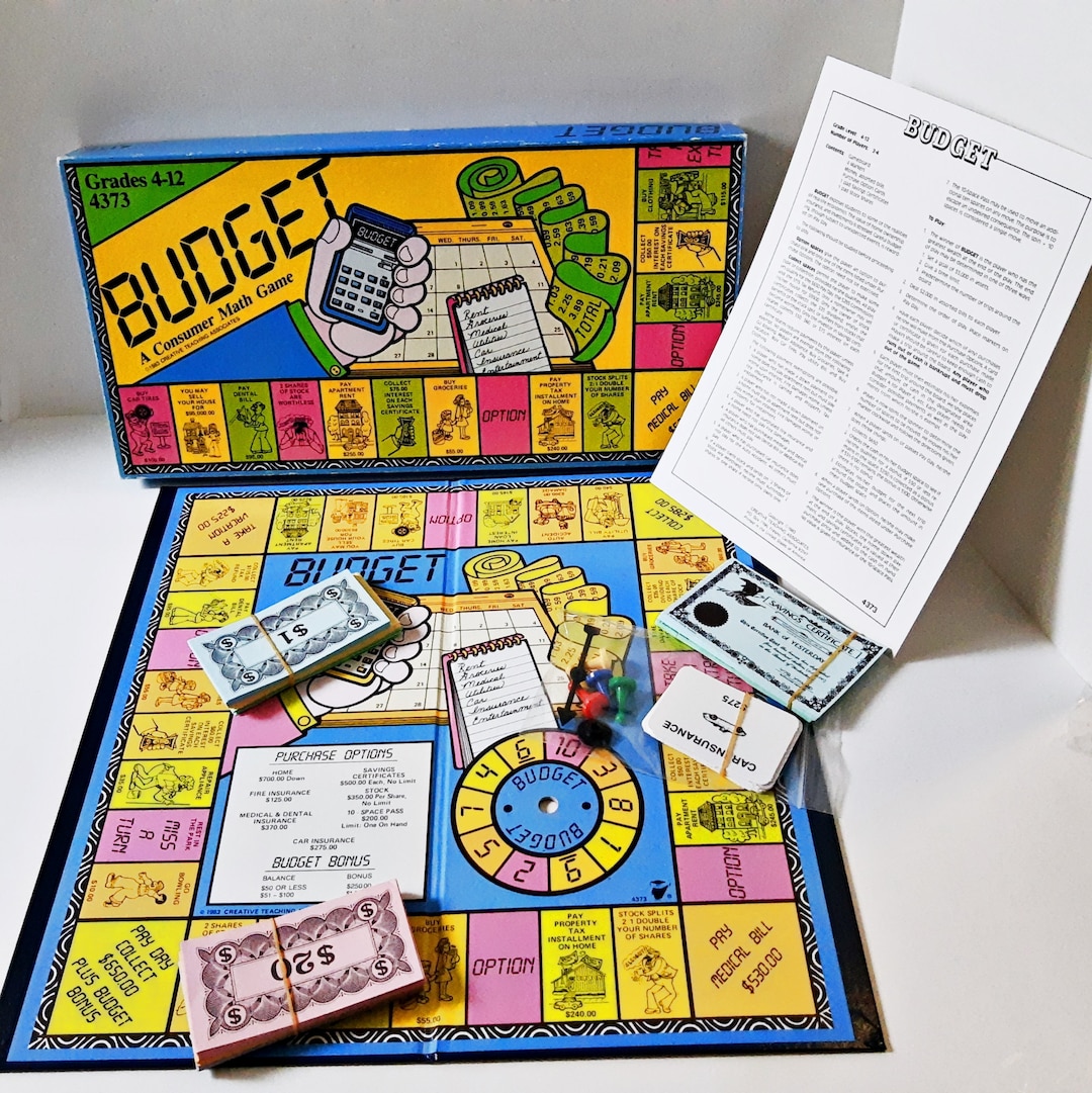 Budget Board Game, by Creative Teaching, Consumer Math Game, Grades 4 ...