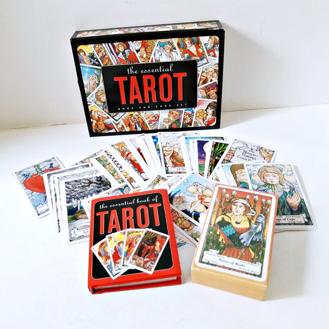 The Essential Tarot, Book and Card Set, 78 Plus 2 Cards, Full Color ...