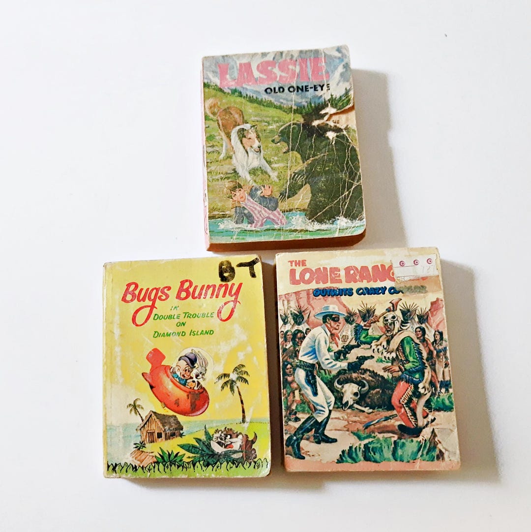 Big Little Books Three From the 1960s, the Lone Ranger, Bugs Bunny and ...
