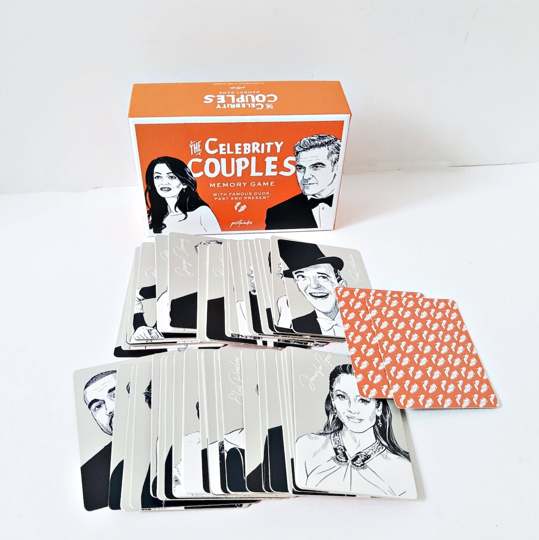 The Celebrity Couples, Printworks Memory Game, Famous Duos Past and ...